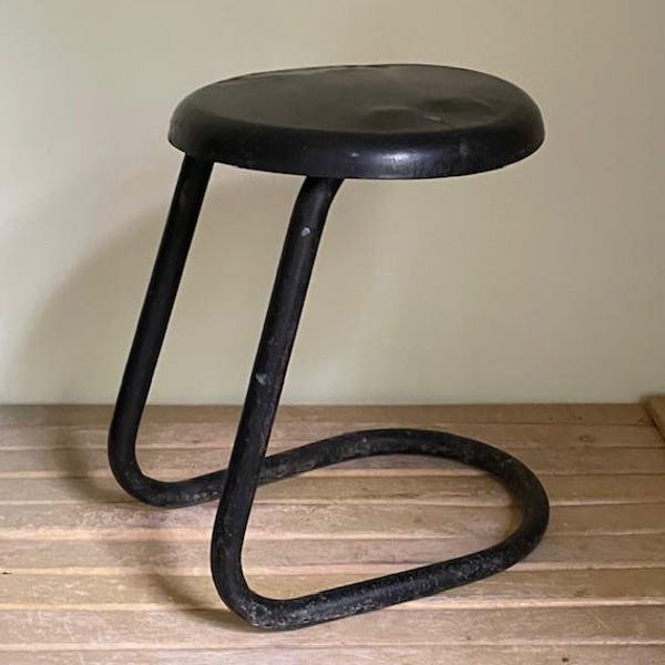 Vintage Metal Stool - Etsy