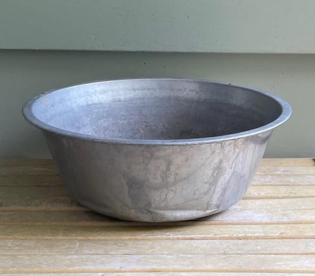 Vintage Aluminum Wash Basin, Farmhouse Decor - Etsy