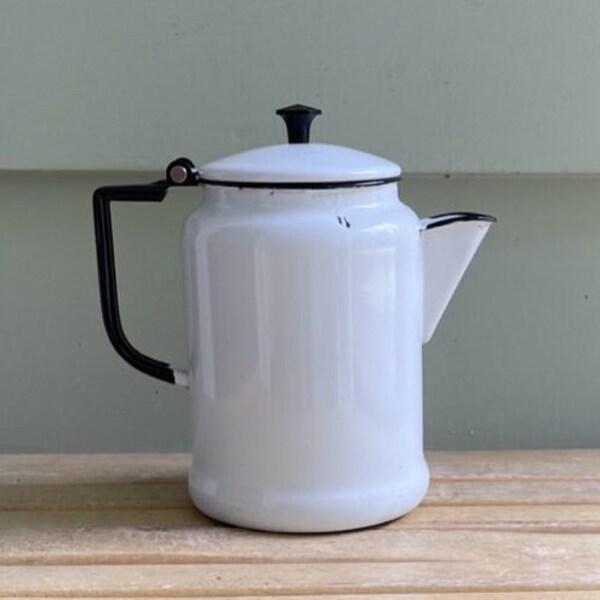 Enamel Coffee Pot - Etsy