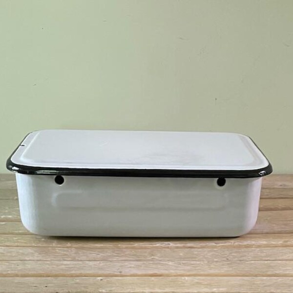 White Enamelware - Etsy