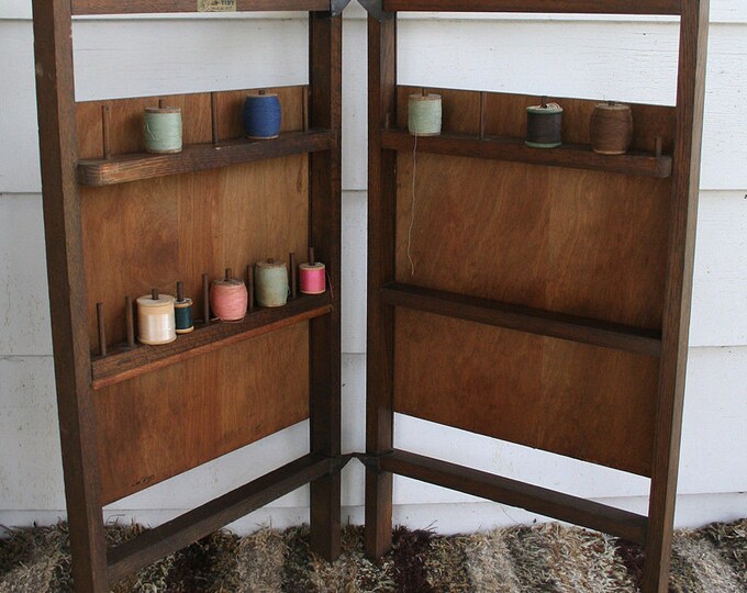 Vintage Sew Tidy Folding Thread Spool Cabinet Caddy - Etsy