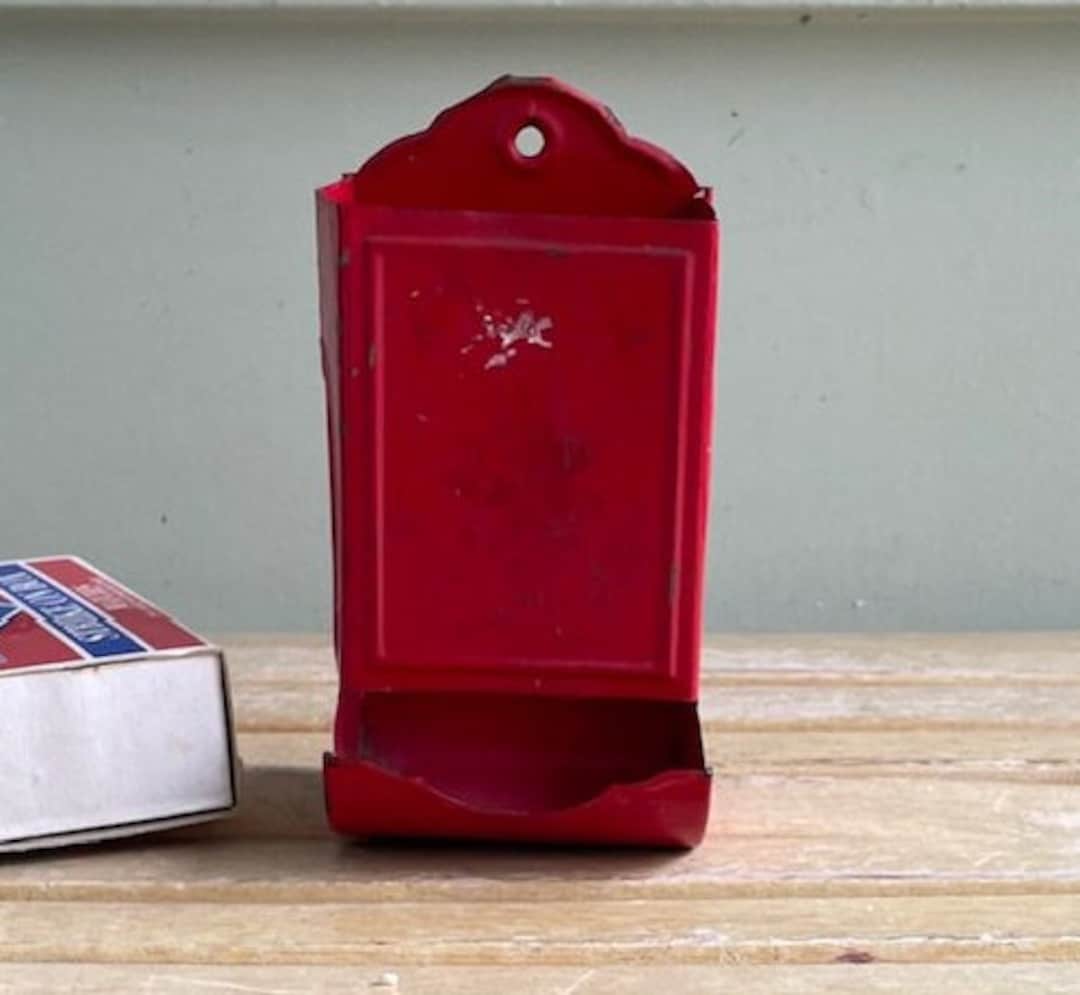 Vintage Match Box Holder - Etsy