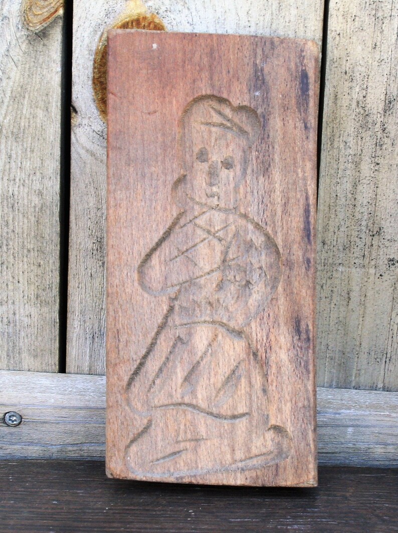 Primitive Wood Springerle Mold German Cookie Mold Set of Two | Etsy