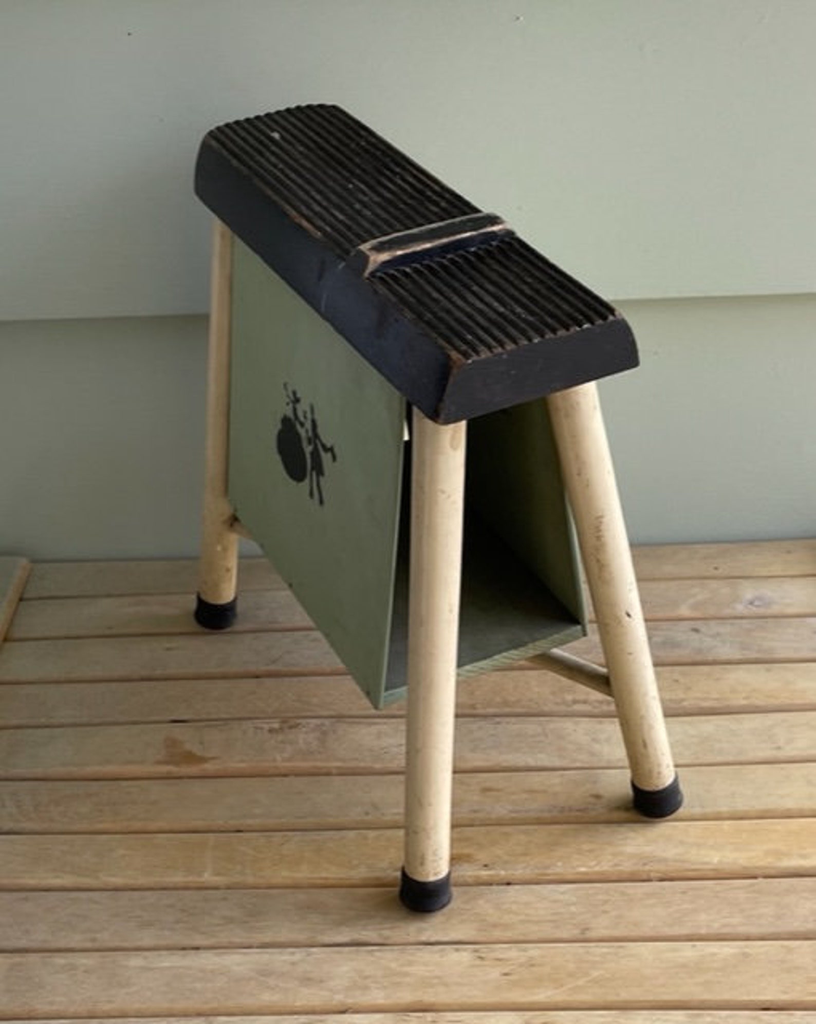 Vintage Shoe Shine Stool With Storage Shoe Shine Box - Etsy