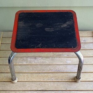 Vintage Metal Step Stool - Etsy