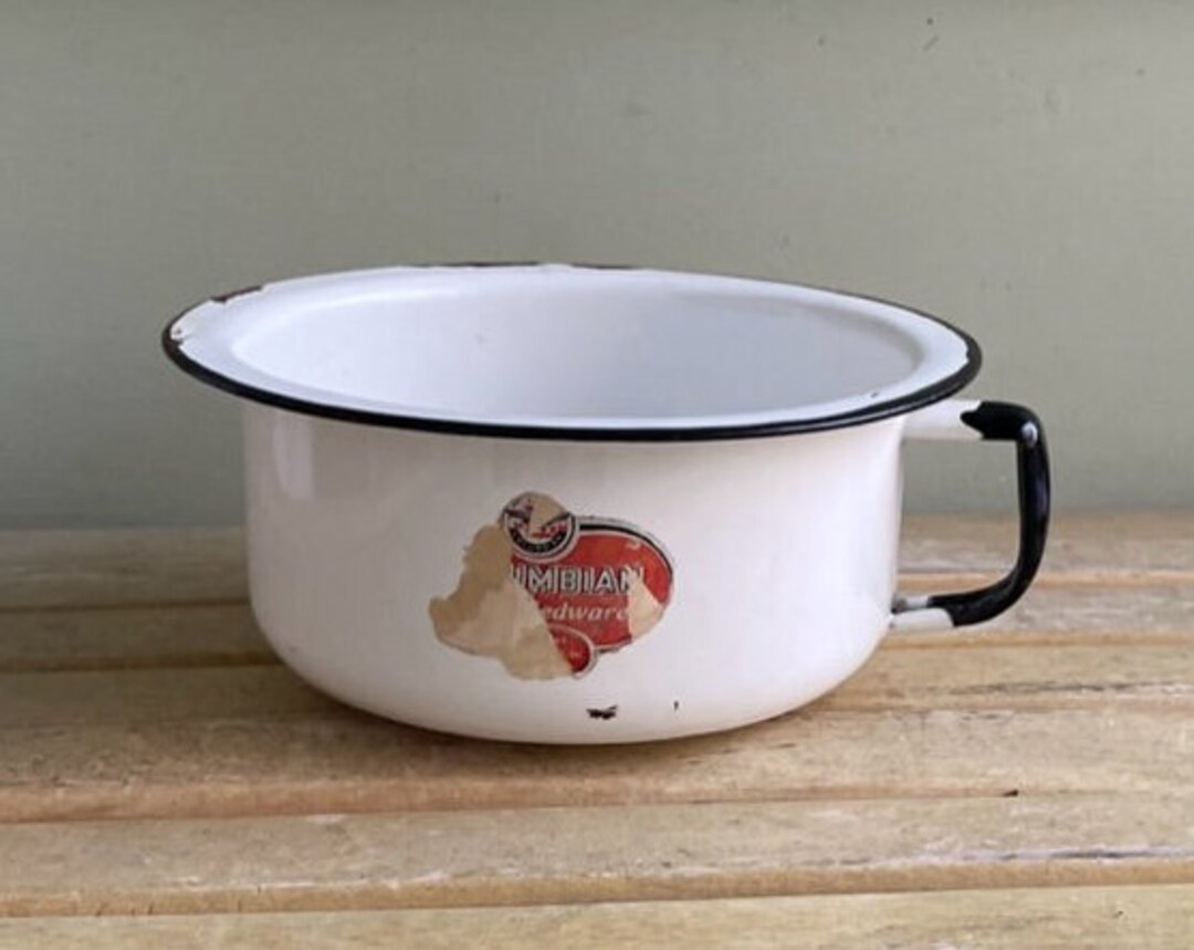 Vintage Columbian Enamelware Child's Potty Chair Pot - Etsy