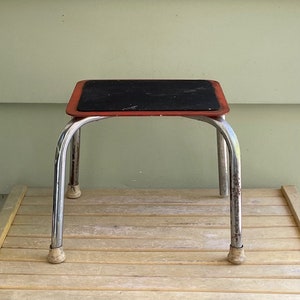 Vintage Metal Step Stool - Etsy