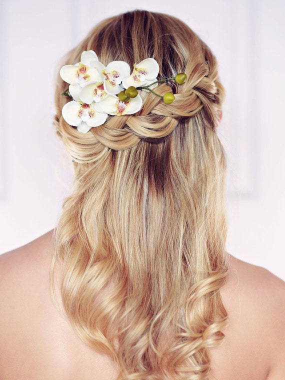 Summer Orchid Hair Comb | Etsy