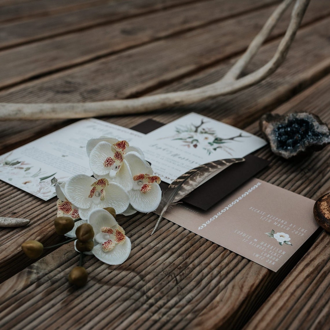 Summer Orchid Hair Comb - Etsy