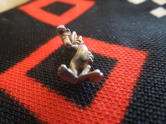 Sterling Rabbit Charm Comical Cartoon Bunny Rabbit St… - Gem