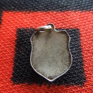 Enamel Aitken Charm Aitken Last Name Family Crest Shield Silver Plate ...