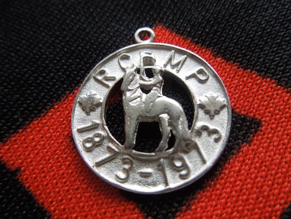 Sterling RCMP Charm Royal Canadian Mounted Police 187… - Gem