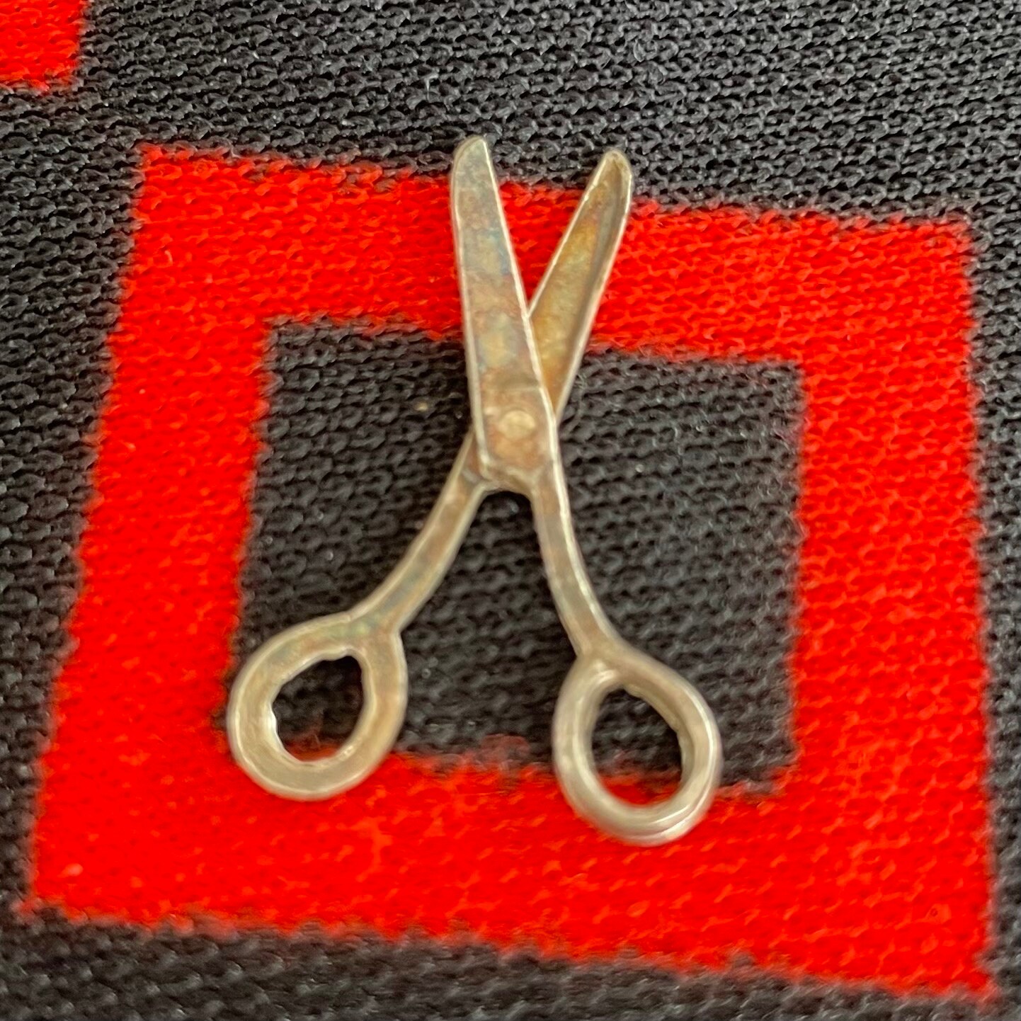 Sterling Moving Scissors Charm Vintage Pair of Scissors Sterling Silver ...