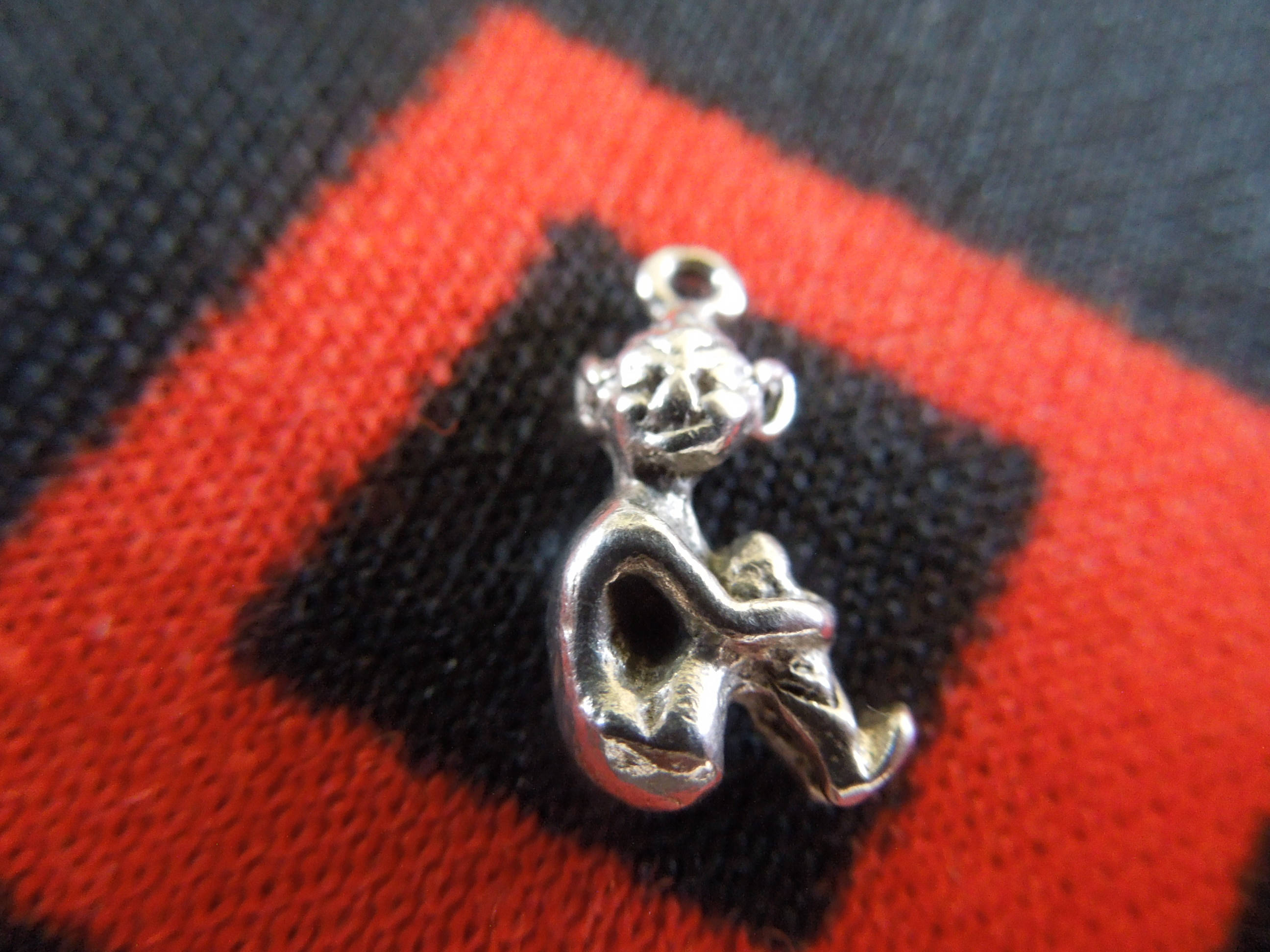 Sterling Pixie Charm Vintage Elf Pixie Sterling Silver Charm | Etsy