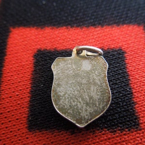 Enamel Innes Charm Innes Last Name Family Crest Shield Silver Plate ...