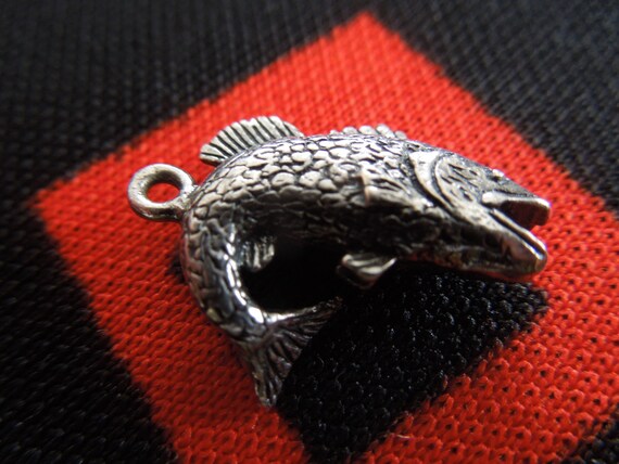 Vintage Fish Charm Well Detailed Silver Tone Fish Charm for | Etsy