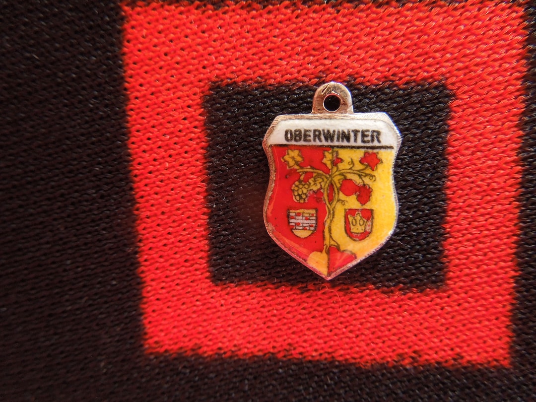 Emaille Oberwinter Charm Wappen Deutschland Reiseschild 800 Silber ...