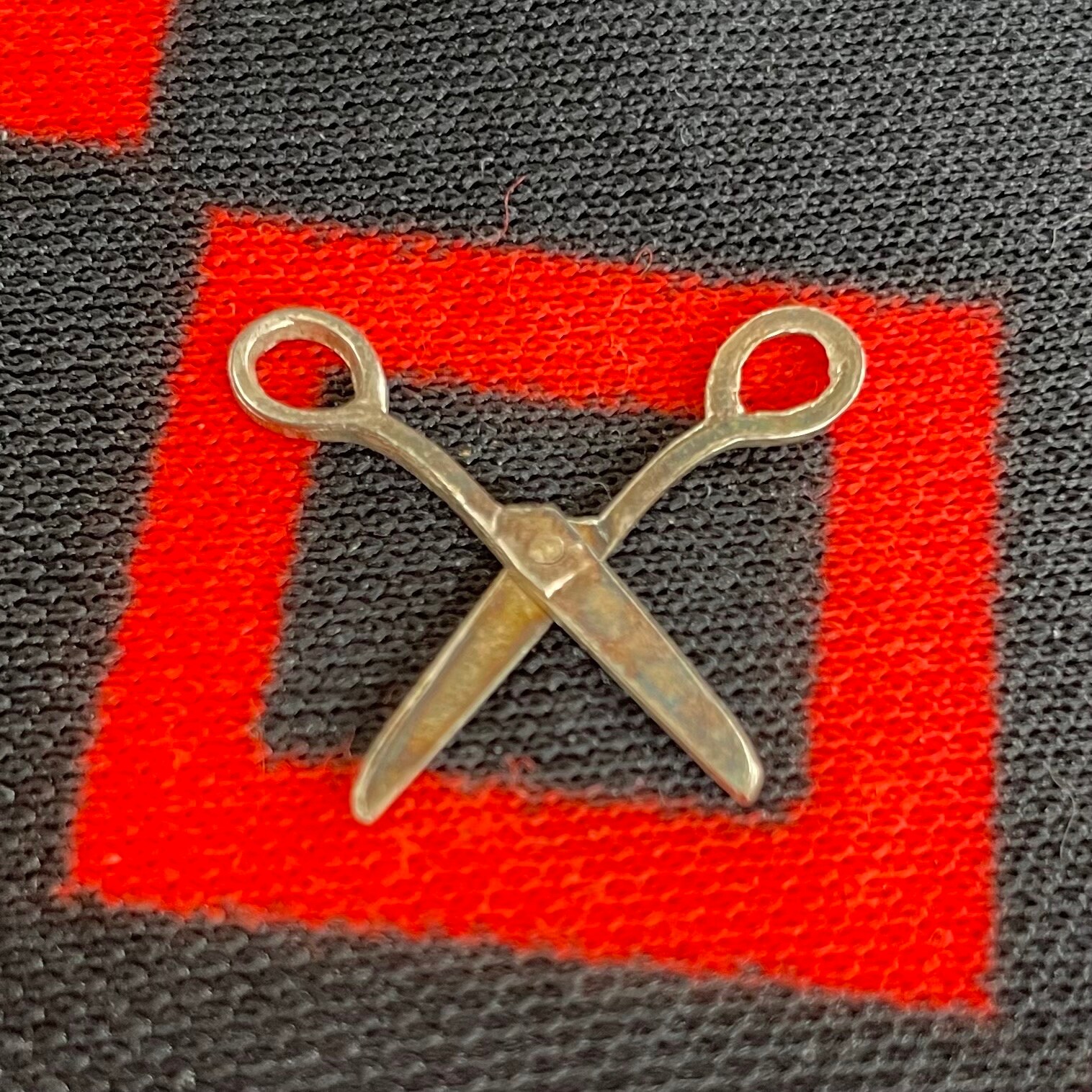 Sterling Moving Scissors Charm Vintage Pair of Scissors Sterling Silver ...