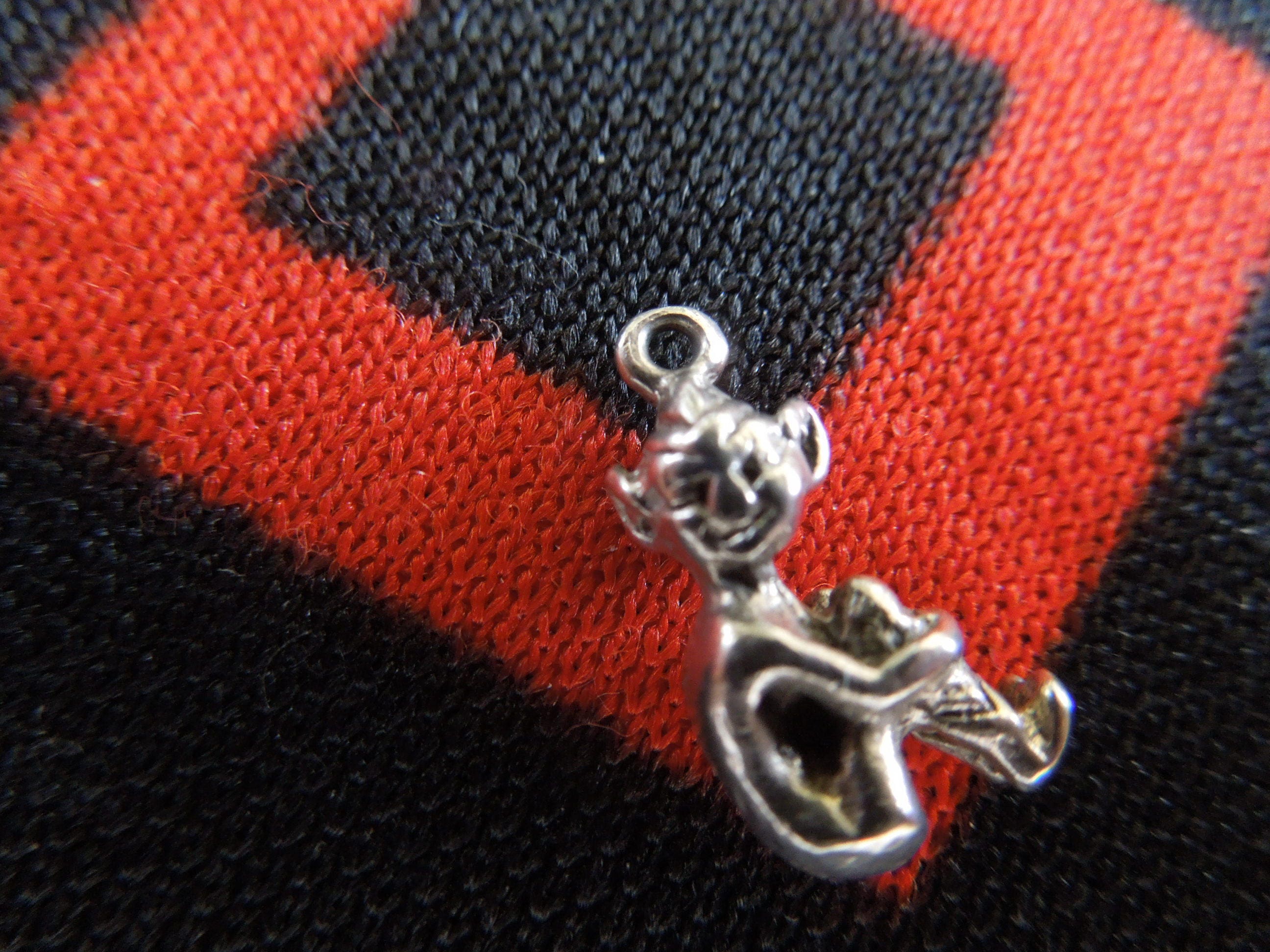 Sterling Pixie Charm Vintage Elf Pixie Sterling Silver Charm | Etsy