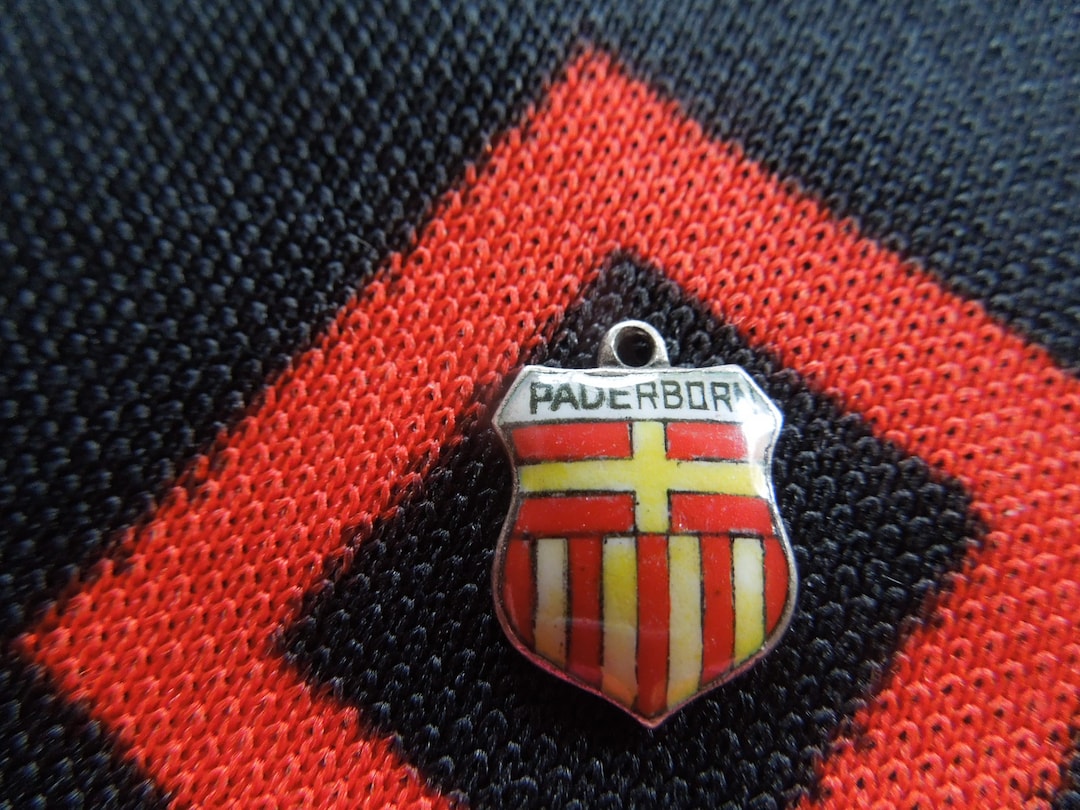 Enamel Silver Paderborn Charm Paderborn Germany Coat of Arms Travel ...