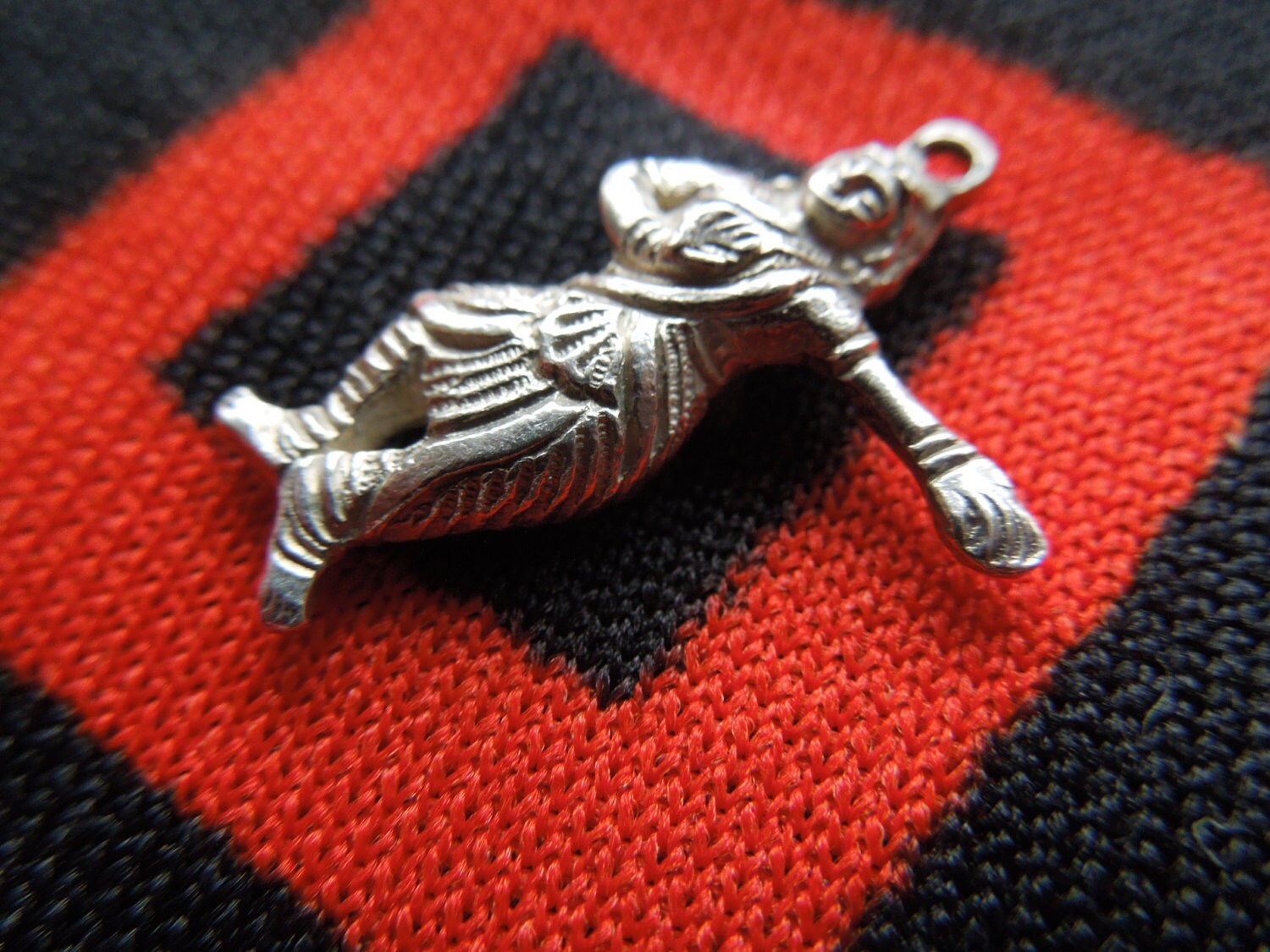 Sterling Dancer Charm Vintage Asian Siam Egyptian Dancer - Etsy