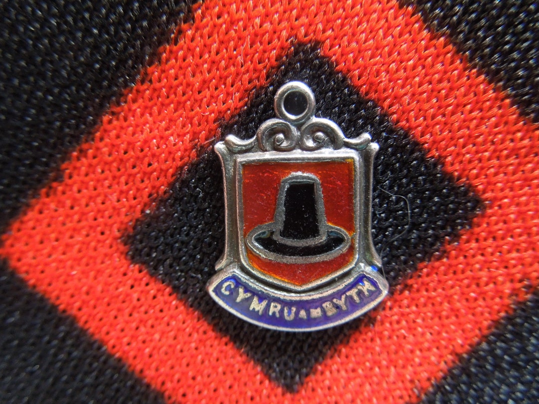 Enamel Silver Cymru Am Byth Charm Long Live Wales Welsh Motto Travel ...