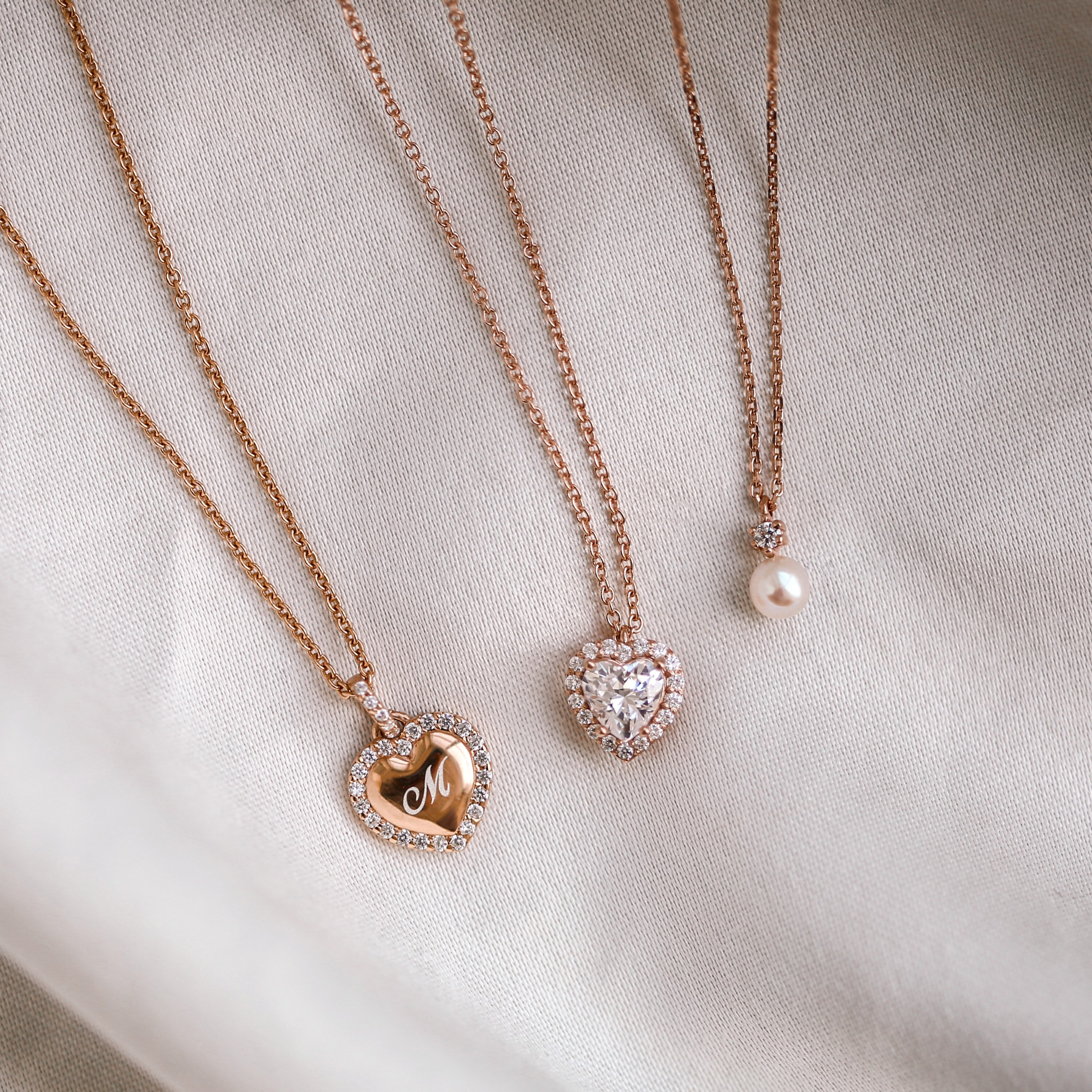 Diamond Pearl Necklace, Pearl Necklace, 14k Necklace, Diamond Necklace ...