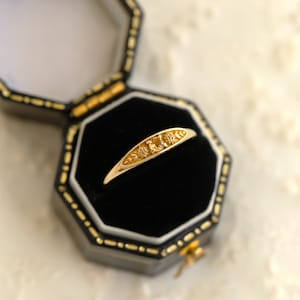 November Birth Ring, Birthstone Ring, Birth Flower Ring, Gemstone Ring ...