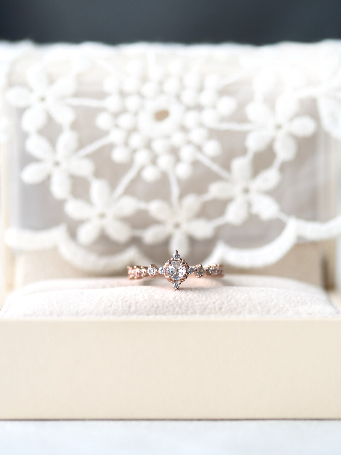 Milky Way Ring Star Ring Statement Ring Promise Ring Rose - Etsy