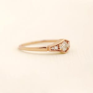Helia Ring, Lozenge-cut Ring, Wedding Ring, Engagement Ring, Statement ...