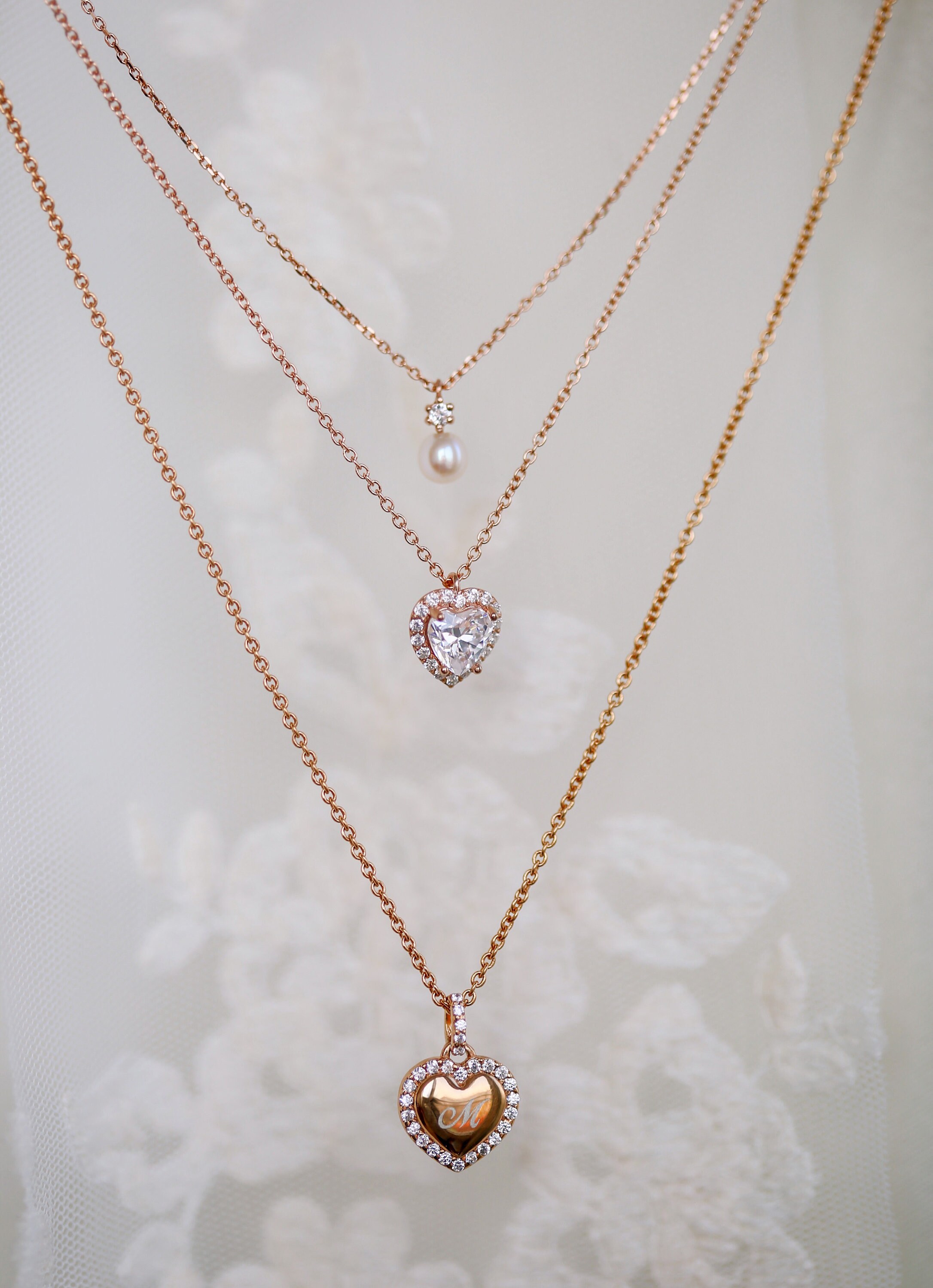 Diamond Pearl Necklace, Pearl Necklace, 14k Necklace, Diamond Necklace ...