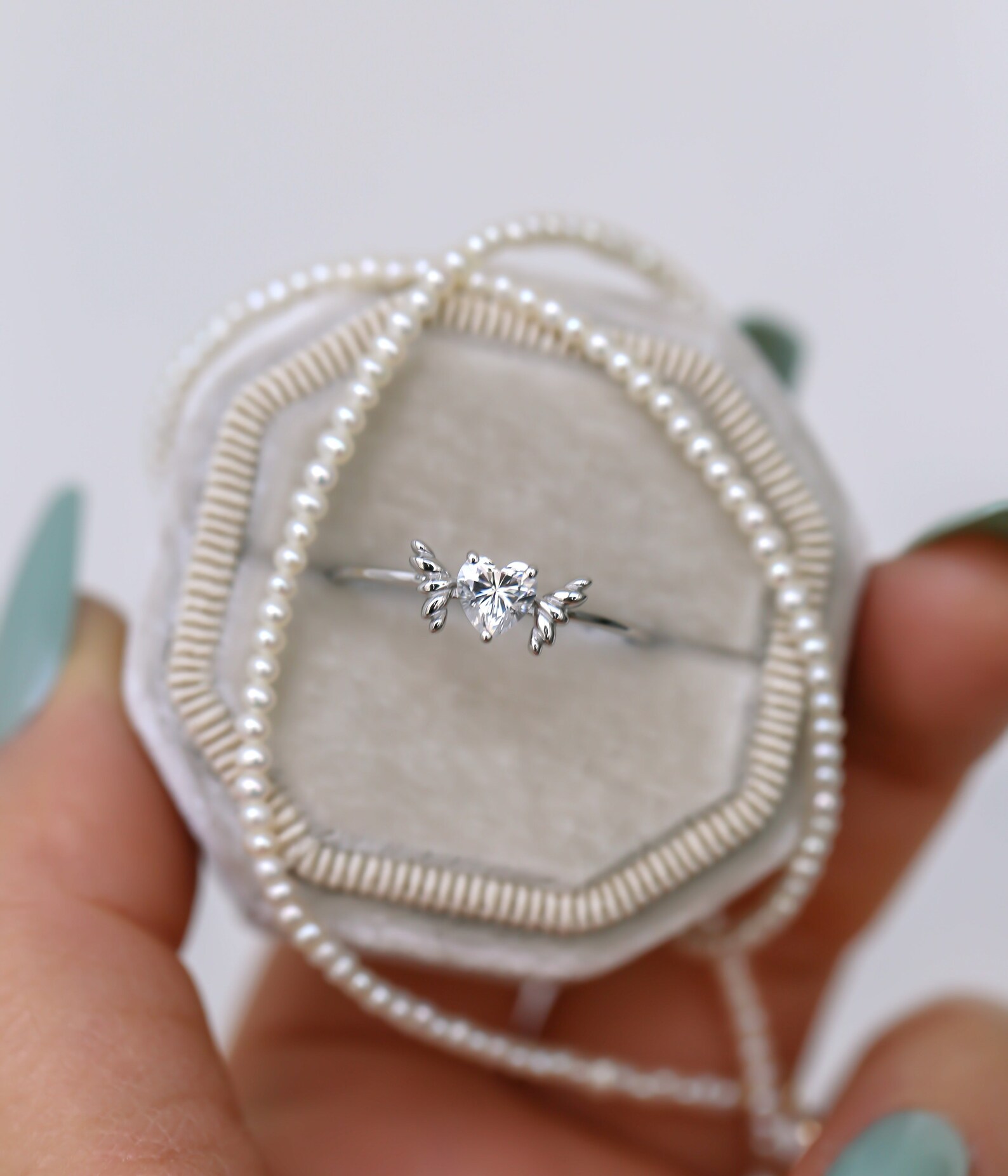 Angel Heart Ring Heart Ring Statement Ring Wing Ring - Etsy