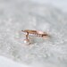 Pearl Dangle Ring, Pearl Ring, Stackable Ring, Dangle Ring, Rosegold Ring, Silver Ring, 14k Gold ...
