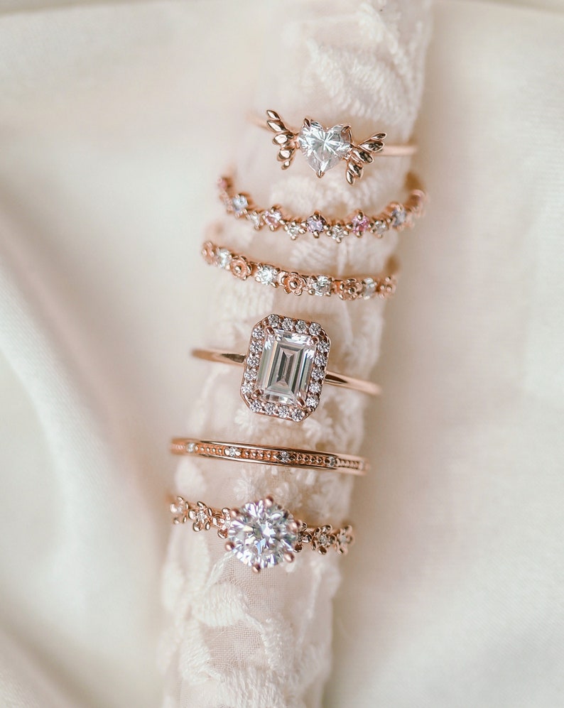 Angel Heart Ring Heart Ring Statement Ring Wing Ring - Etsy