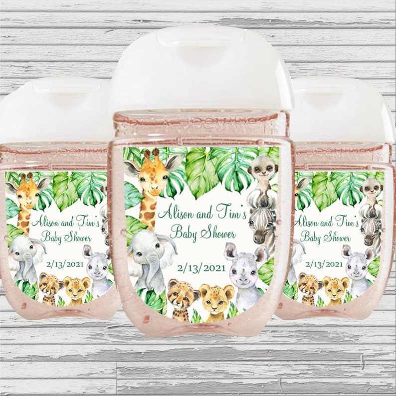 Safari Baby Shower Favor HS Label | Etsy