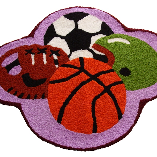 Sports Rug - Etsy