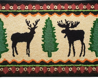 Moose Rug - Etsy