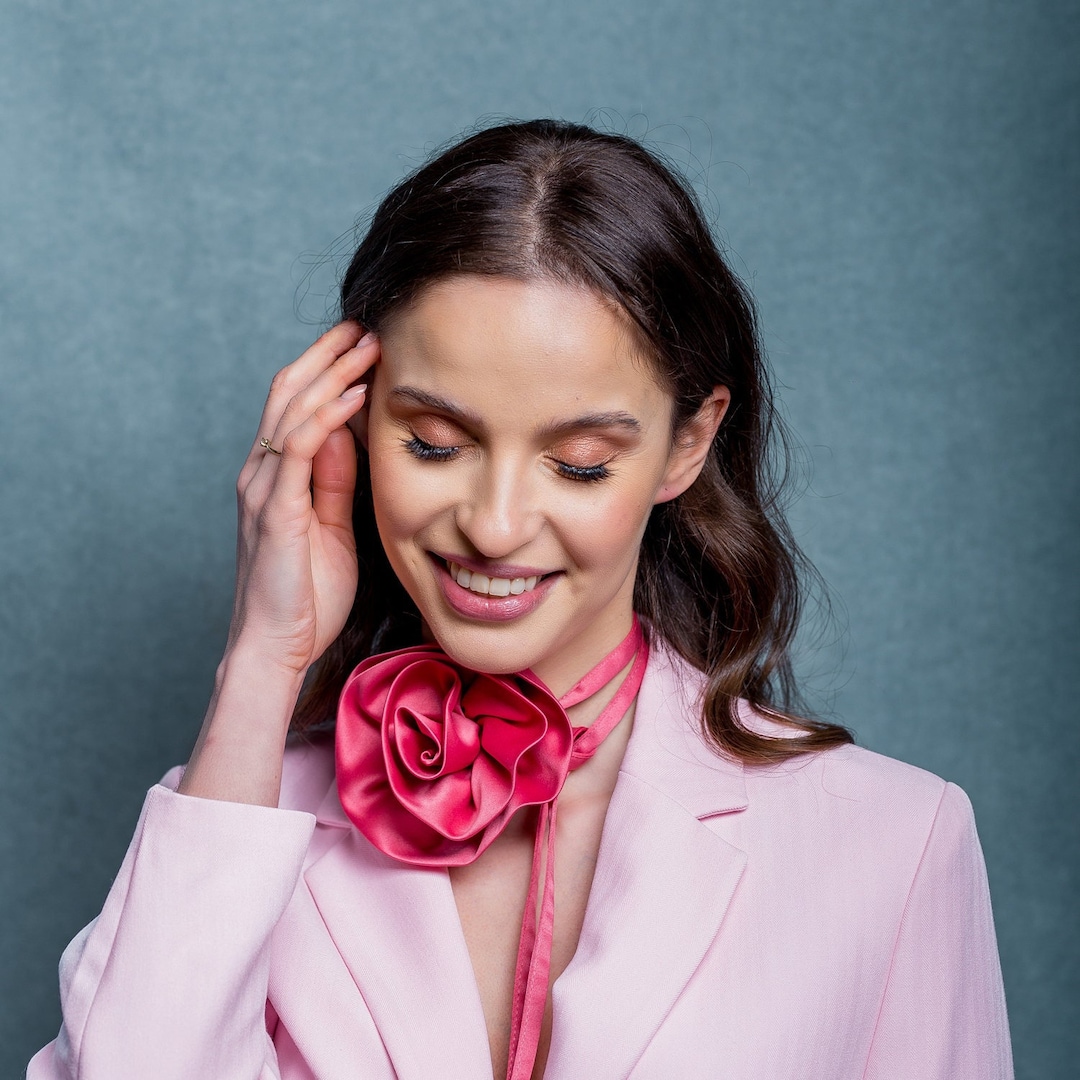 Pink Flower Choker, Satin Rose Choker, Necklace, Modern Flower, Silk ...