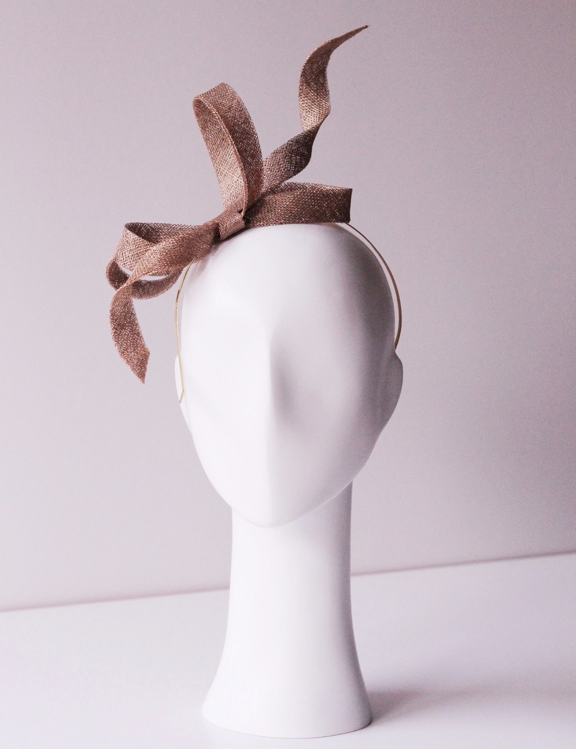 Modern Fascinator Gold Fascinator Serpentine Shape - Etsy