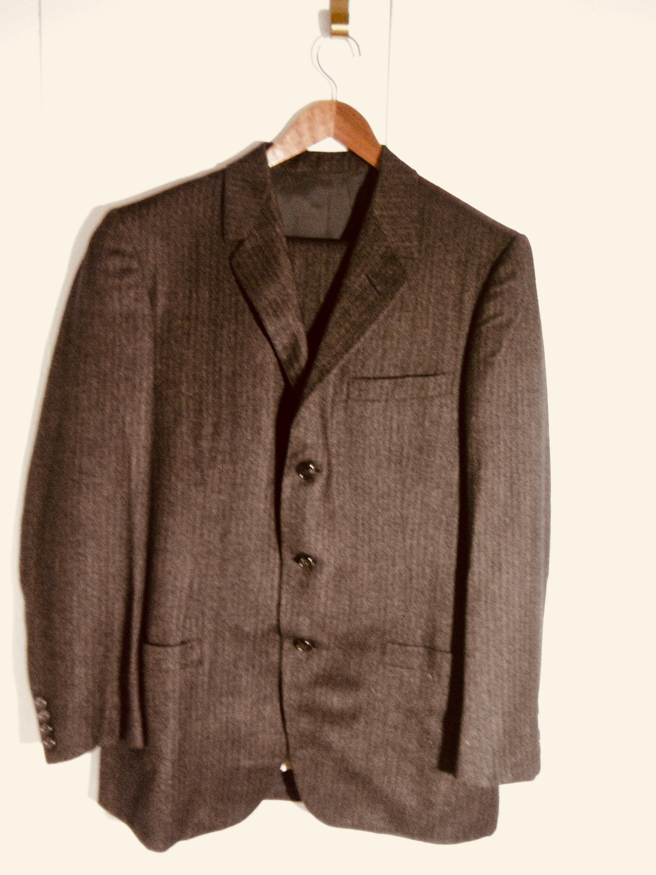 Vintage Herringbone Suit - Etsy