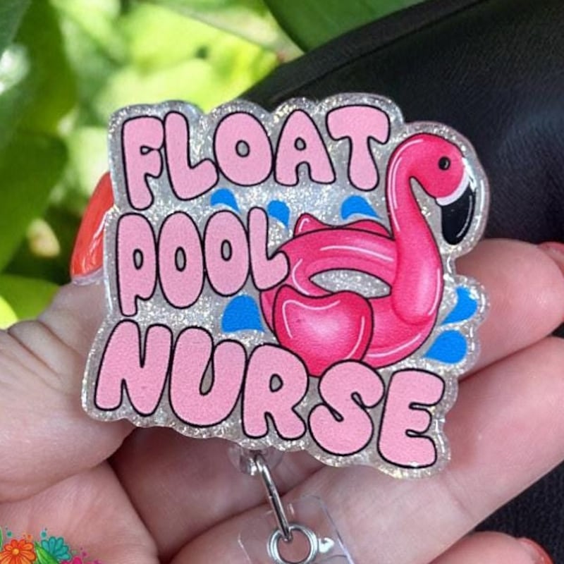 Float Badge Reel Nurse - Etsy