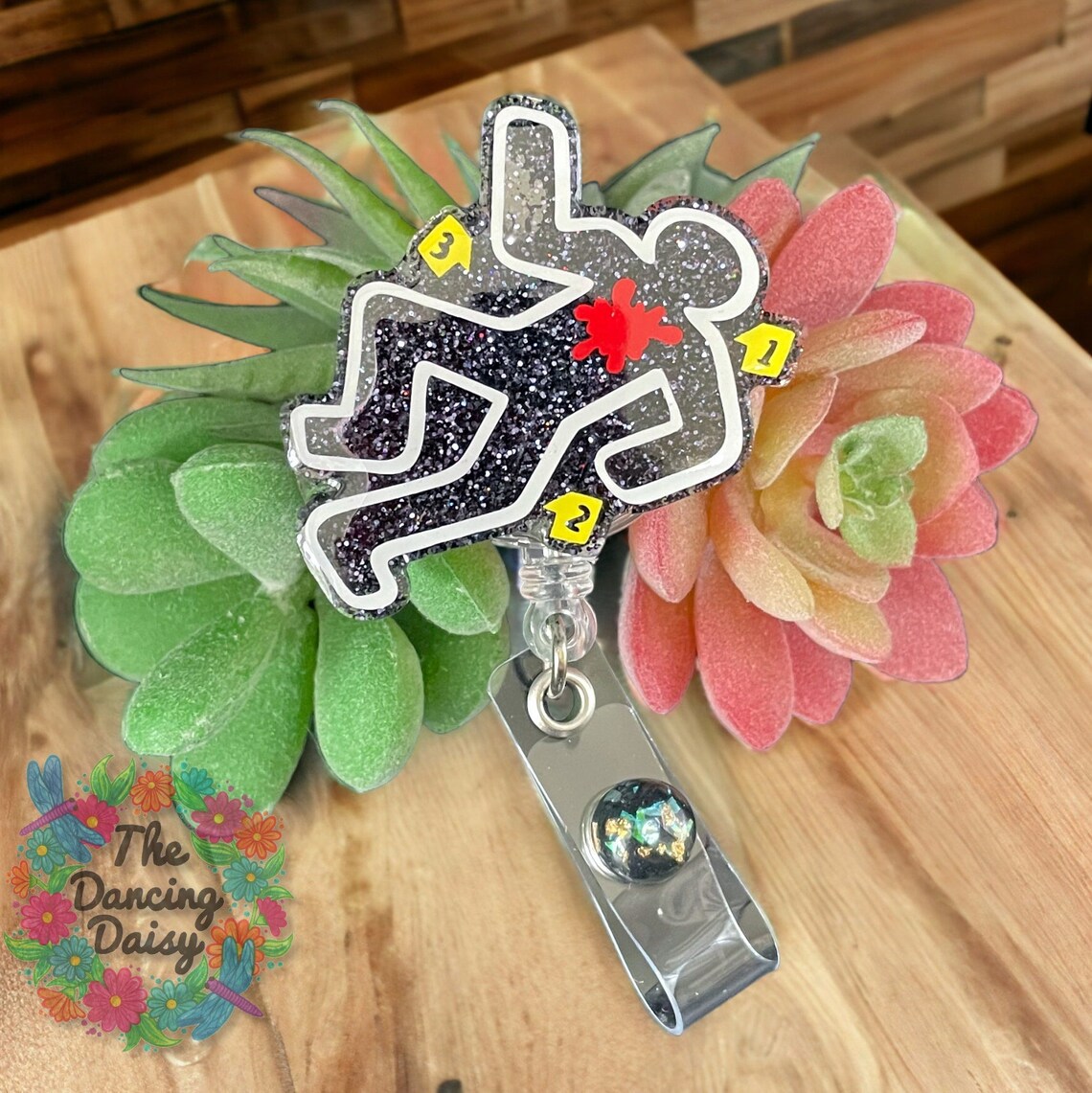 Crime Scene Badge Reel - Etsy