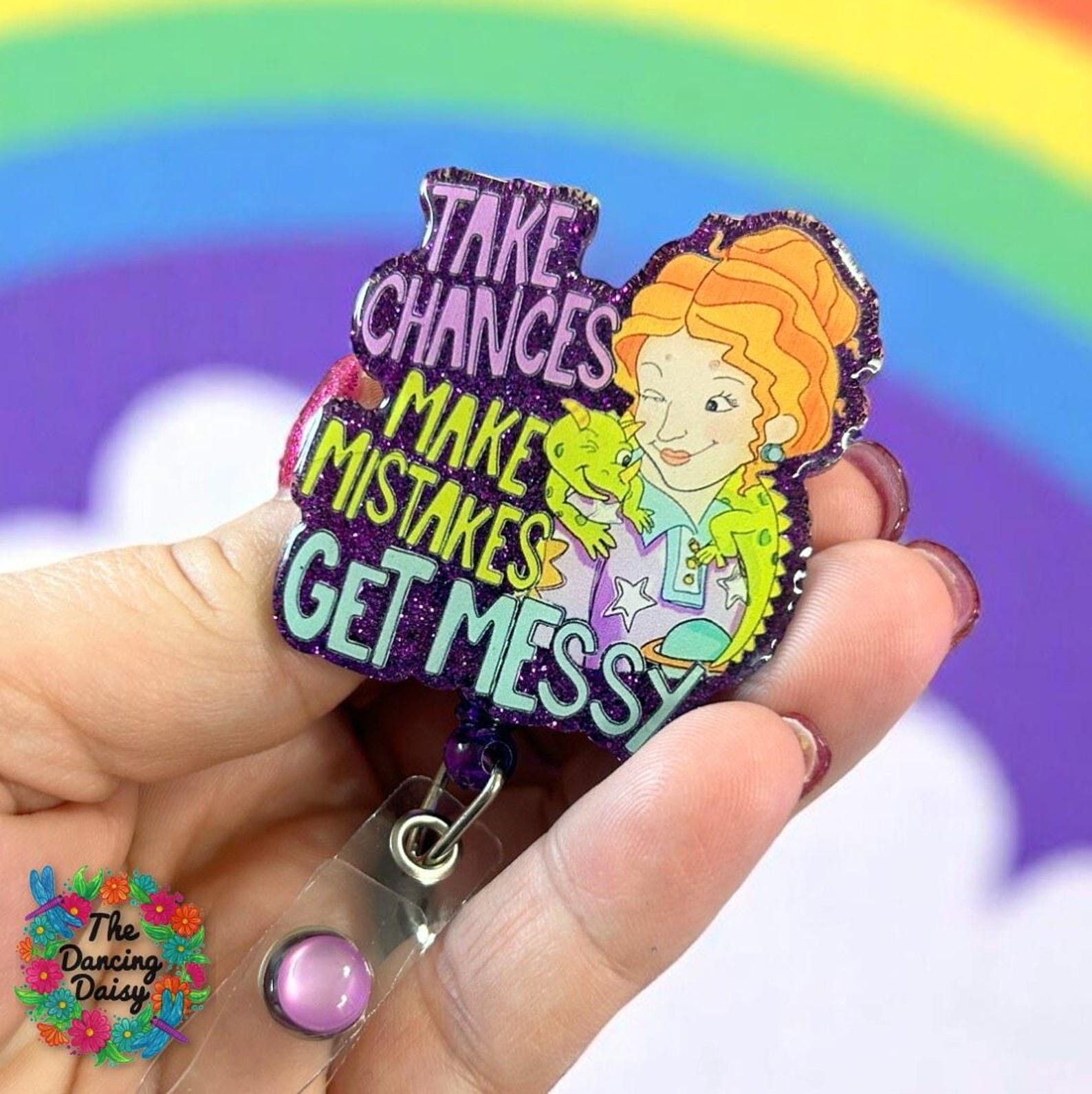 MRS. FRIZZLE - Get Messy Badge Reel - Teaching - Etsy