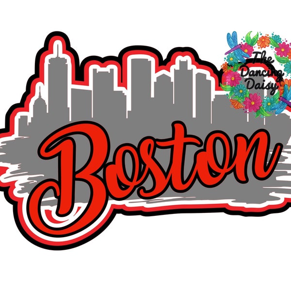 Boston Skyline Svg - Etsy