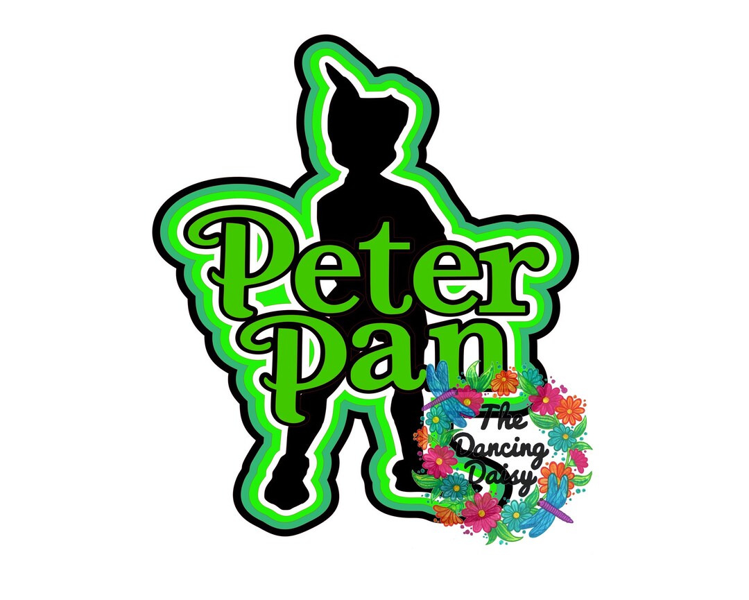 SVG DIGITAL FILE - Peter Pan Title - Etsy