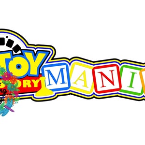 SVG DIGITAL FILE - Toy Story Mania - Etsy