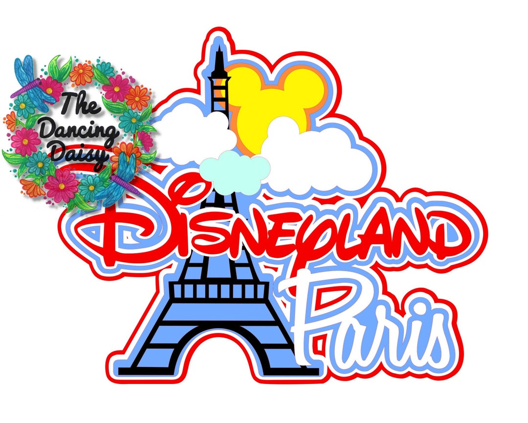 SVG DIGITAL FILE - Disneyland Paris - Etsy