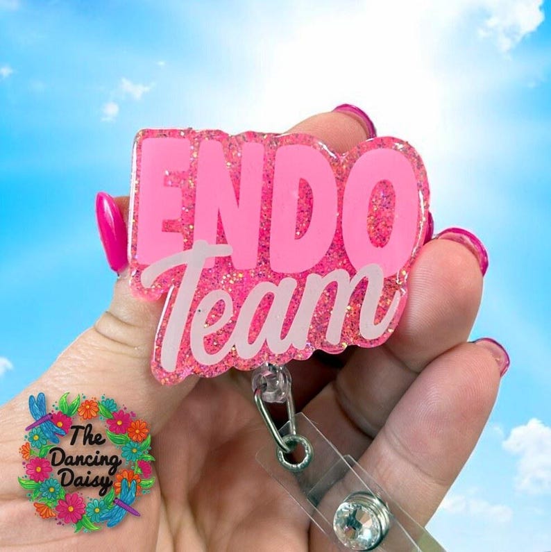 ENDO TEAM - Endocrinology Endocrine - Custom Badge Reel - Etsy