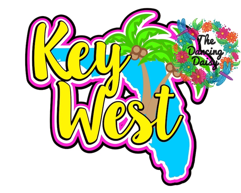 SVG DIGITAL FILE - Key West Title - Etsy