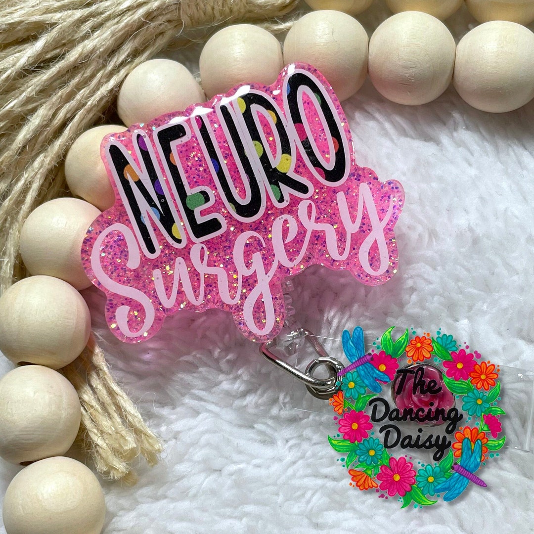 NEURO SURGERY Badge Reel Neurology - Etsy